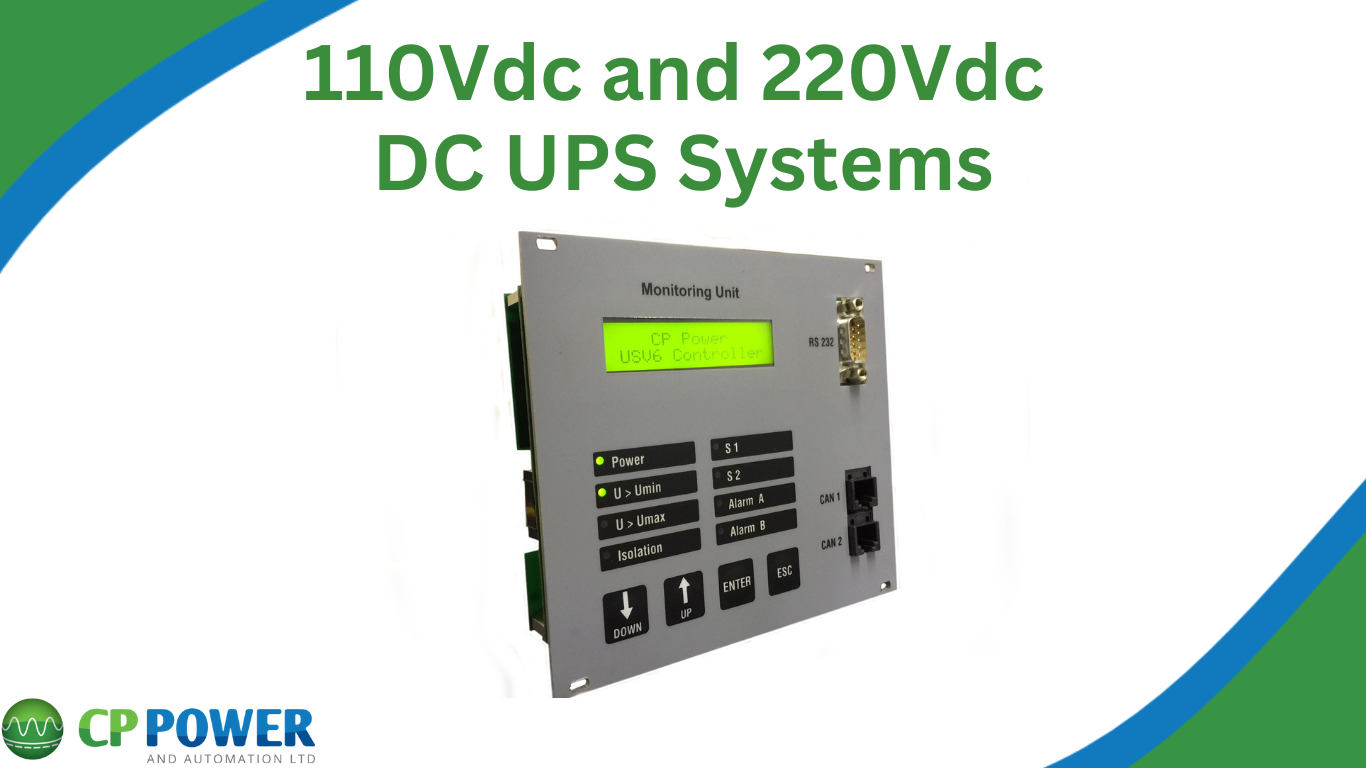110Vdc and 220Vdc DC UPS Systems